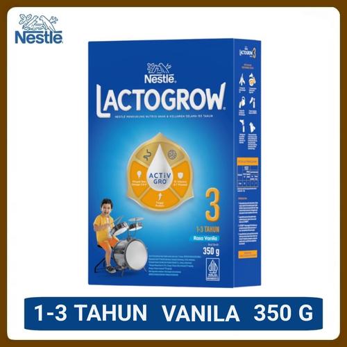 Promo Nestle LACTOGROW 3 350 Gram Vanila Susu Anak 1-3 Tahun Box 350 ...