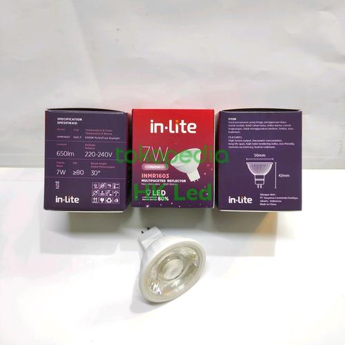 Jual Lampu MR16 Inlite 7W mr 16 7watt 220V in-lite PUTIH - Cool ...