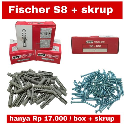 Jual Viser S8 + skrup (Abu-Abu) per box isi 100 buah - Jakarta Utara ...