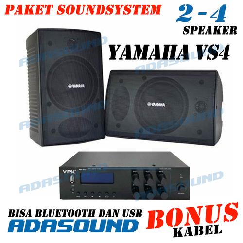 Jual Sound System Cafe Resto Yamaha VS4 ceiling speaker VPK PAS 80U 2-4 ...
