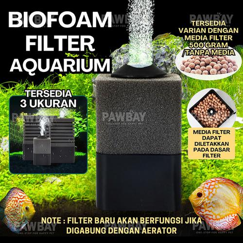 Jual 2 in 1 Biofoam Filter Aquarium Sponge Aerator Akuarium Ikan - YT ...