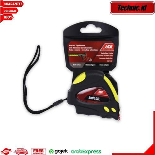 Jual Ace Meteran Auto Lock 3 Mtr Uelakukan Pengukuran Suatu Bidang ...