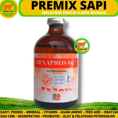 Jual DEXAPROS INJ 100ML - Obat Anti Inflamasi Ternak Sapi Kambing Domba ...