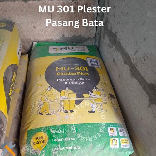 Jual 1 KG MU Mortar 301 Plester Pelaster Bata Merah Hebel Plaster ...