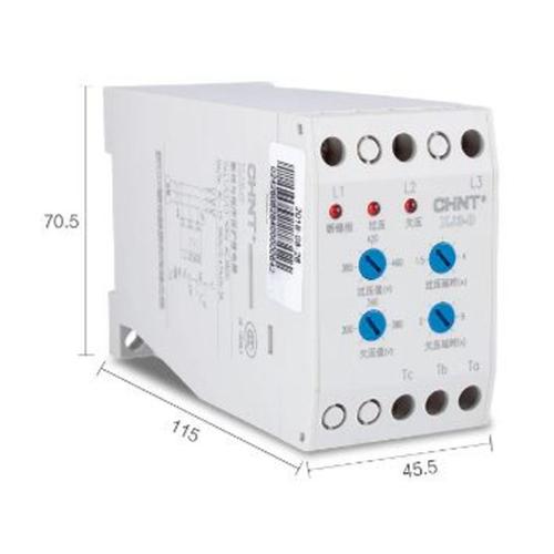 Promo Chint XJ3-D Phase Failure Relay Over / Under Voltage Protector ...