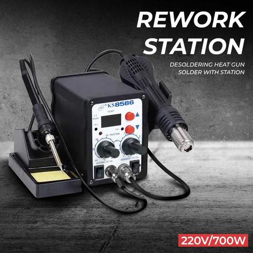 Jual Solder Uap Blower 2 in 1 Desoldering Heat Gun Solder Station 220V ...