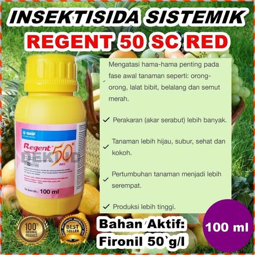Jual Regent 100 ml 50SC Red Insektisida Sistemik Plus ZPT Obat Hama ...