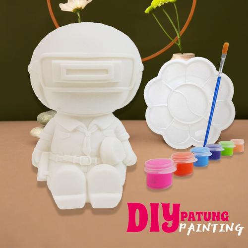 Jual DIY Melukis Patung Mika / Bricks Mika/ Melukis Patung Karakter ...
