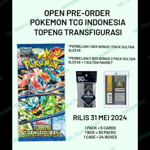 Jual Booster Box Pokemon Topeng Transfigurasi Indonesia SV6S (GET BONUS) - Jakarta Barat - Mr ...