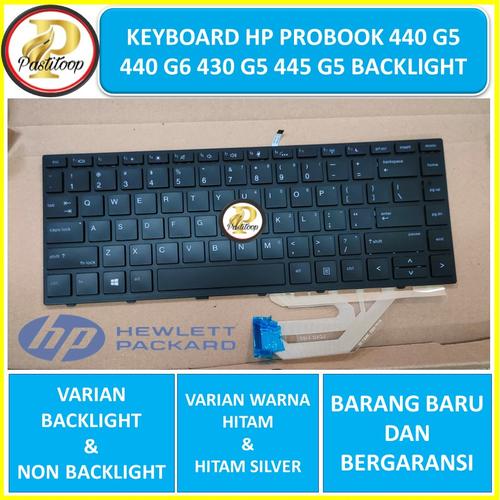 Jual Keyboard laptop hp probook 440 G5 440 G6 430 G5 445 G5 backlight ...