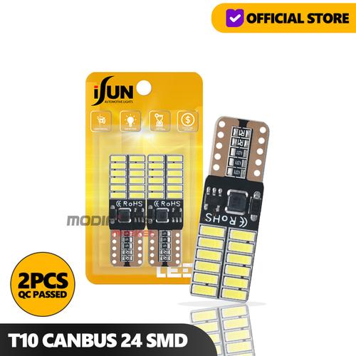 Jual LAMPU KOTA SEIN REM LED T10 CANBUS 24 TITIK SMD 4014 ERROR FREE ...