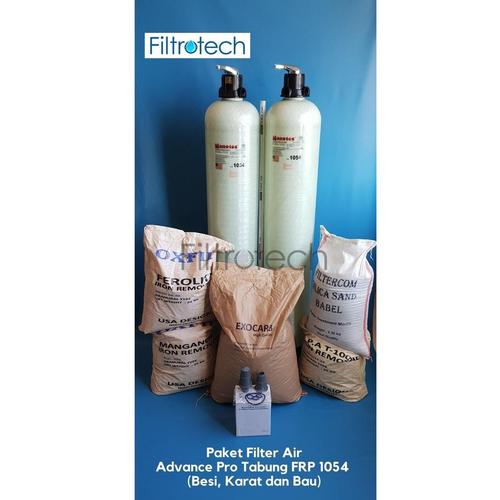 Jual PAKET TABUNG FILTER ADVANCE PRO 1054 FRP AIR BESI KARAT DAN BAU ...