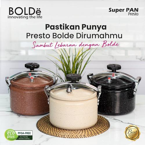 Jual BOLDe Super Pan Presto 7 Liter Panci Presto Granite Coating Anti ...