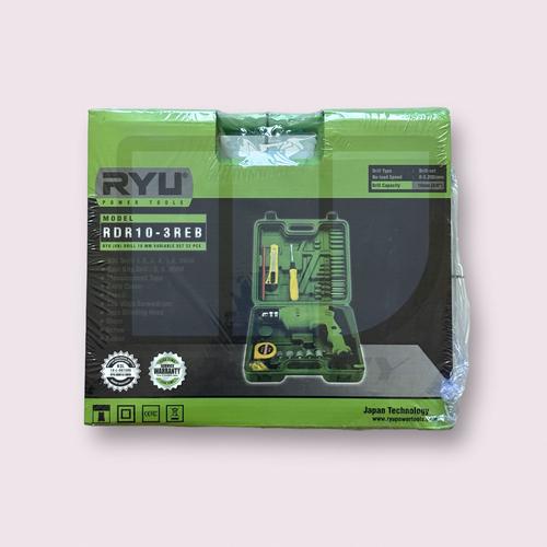 Promo RYU RDR10-3REB MESIN BOR LISTRIK BESI KAYU 10 MM SET 22 PCS RDR ...