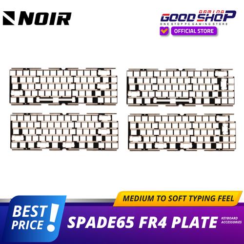 Jual Noir Spade65 65% Extra FR4 Plate ANSI, ISO, Split Spacebar Layout ...