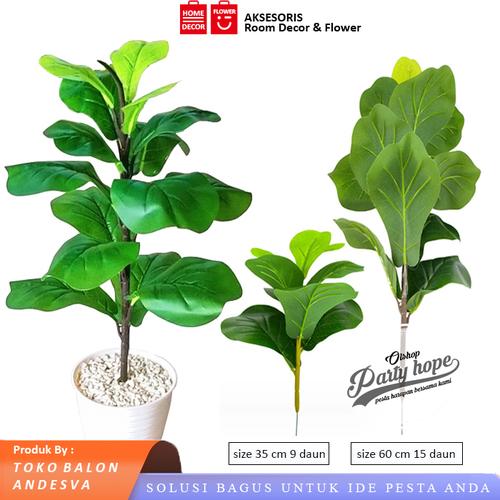 Jual Tanaman Hias Artificial Ketapang / Pohon Plastik Daun Ketapang ...