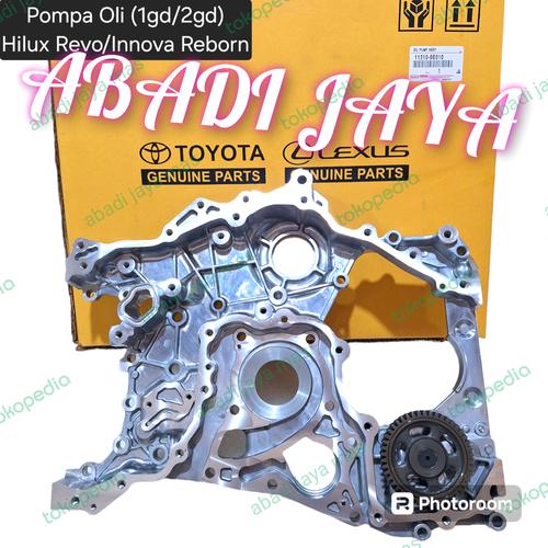 Jual POMPA OLI OIL PUMP TOYOTA INNOVA REBORN FORTUNER VRZ HILUX REVO ...