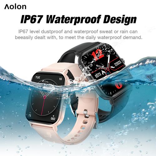 Promo Aolon Smartwatch GTS Smart Watch Waterproof Custom Wallpaper ...