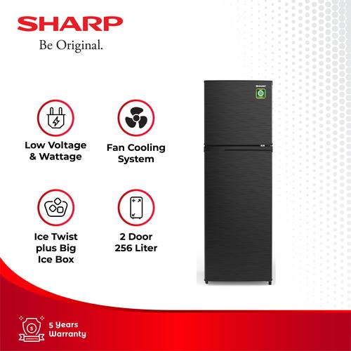 Promo Sharp Kulkas 2 Pintu SJ-316MN-HS SJ316MNHS Kirei Series Cicil 0% ...