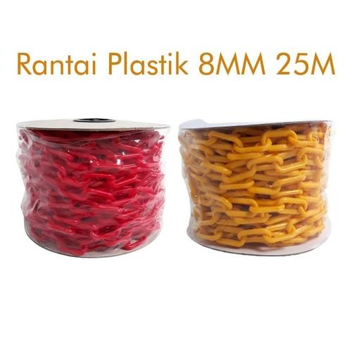 Jual Rantai Tali Plastik Traffic Cone Plastic Chain 8mm PERMETER ...