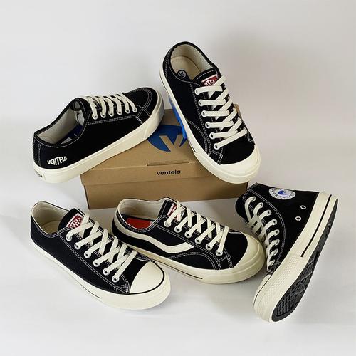 Jual VENTELA ETHNIC BLACK NATURAL Sepatu Vantela Original Ventella 70s BTS - ALPHA LOW, 42 - Kab ...