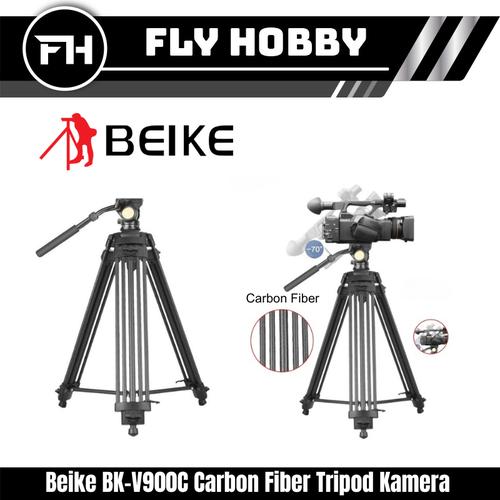 Jual Beike Bk V900c Carbon Fiber Tripod Kamera Beike V 900c V900 C