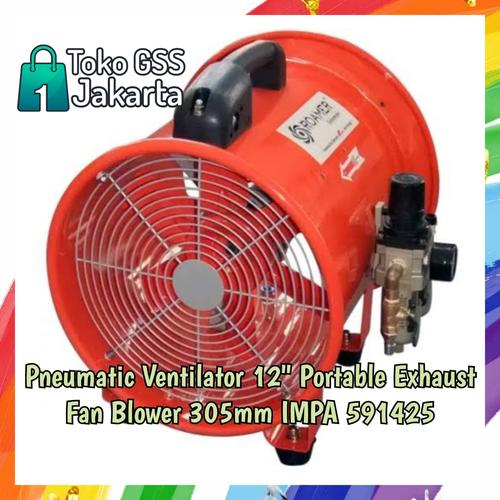 Jual Pneumatic Ventilator 12" Portable Exhaust Fan Blower Kipas Angin ...