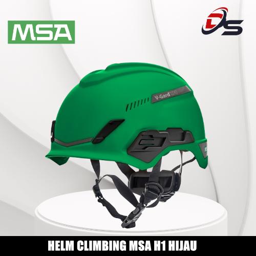 Jual MSA H1 Safety Helmet Climbing Hijau Helm Safety Msa Trivent Lokal ...