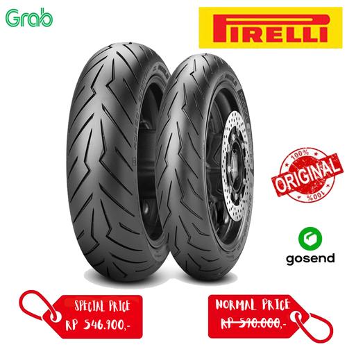 Jual Pirelli Diablo Rosso Scooter Ban Tubeless 110 120 70 Ring 12 Original Motor Scoopy Vespa ...