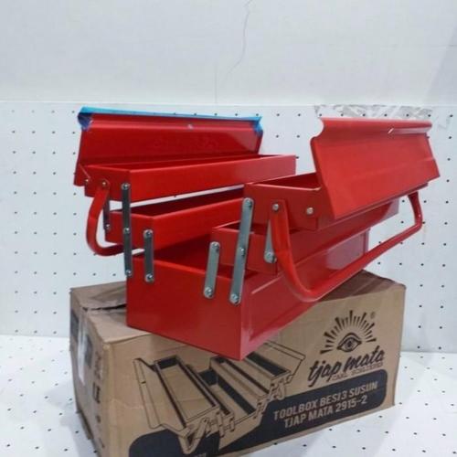 Jual TJAP MATA Tool Box Besi 3 Susun Toolbox Cap Mata Toolkit Tool Kit ...
