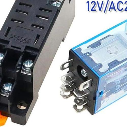 Jual BARU Coil Power Relay LY2NJ 220 V AC / 12 V DC Relai Daya Socket 8 ...