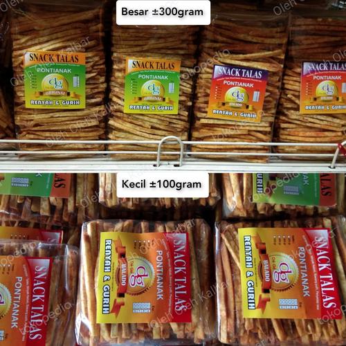 Jual Stick Talas Pontianak / Snack Talas / Keripik Talas / Stick Keladi ...