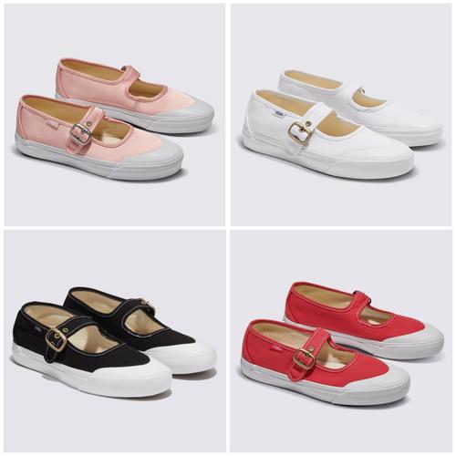 Jual VANS MARY JANE BLACK - WHITE - RED - BALLET CHINTZ PINK ROSE ...