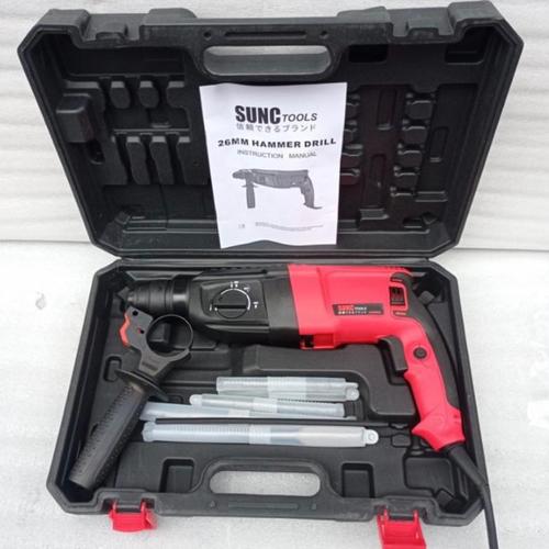 Jual MESIN BOR BOBOK BETON TEMBOK LISTRIK HAMMER DRILL 26MM SUNC TOOLS ...