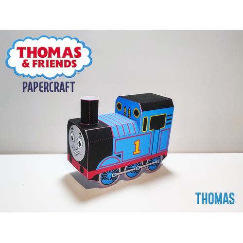 Jual 3D Papercraft Kereta Api Thomas And Friends Percy Nia Pola Kertas ...