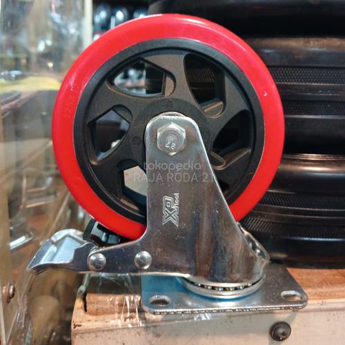 Jual RODA PU PVC MEDIUM DUTY 5"INCH (HIDUP/PUTAR+REM) - Jakarta Barat ...