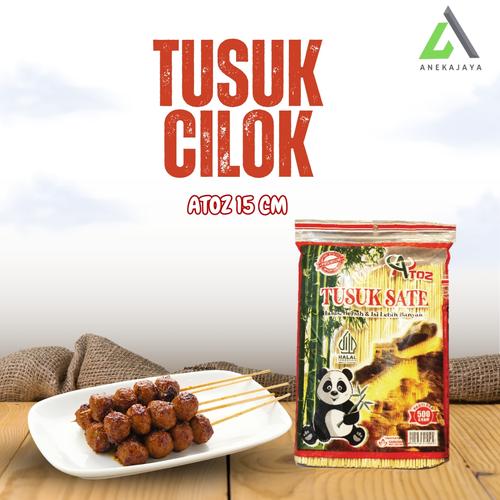 Promo Tusuk Sate Pentol Cilok ATOZ/ telur gulung, panjang 15cm ...