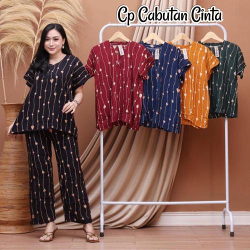 Jual setelan celana/setelan wanita/baju tidur/piyama/daster batik/ecer ...