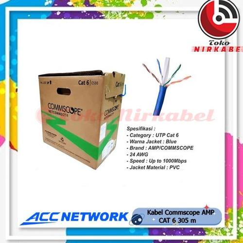 Jual NEW Commscope/AMP UTP Cat 6 UTP Cable Data Cat 6 AMP Original ...