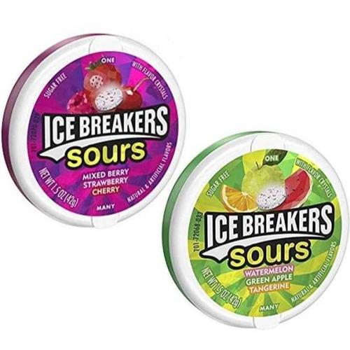 Jual READY STOCK ICE BREAKERS SOURS CANDY 2 VARIANTS 42gr - HIJAU ...