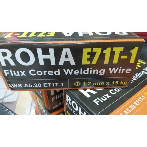 Jual KAWAT LAS ROHA FLUX CORED WIRE | AWS E71T-1 | 1,2MM | PACK 15KG - Jakarta Barat - Megatron ...