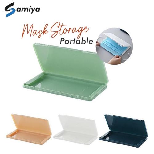 Jual box portable tempat masker medis disposable / mask storage kotak ...