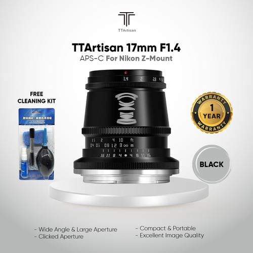 Promo Ttartisan 17mm F1 4 Aps C For Nikon Z Mount Lens Camera Silver