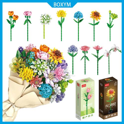 Promo DIY Building Blocks Balok Susun Bunga Nano Flower Bricks Nano ...