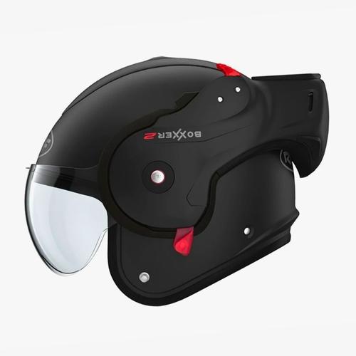 Jual Helm Motor Roof Boxxer 2 Modular Flip Black Matt Black Original ...