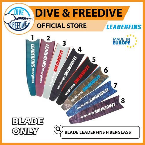 Jual Blade Only Long Fin Leaderfins Abyss Pro Pink Blue Ice Camouflage ...