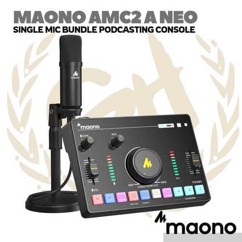 Promo MAONO AMC2 A NEO Set Bundle Live Streaming Audio Mixer & Sound ...