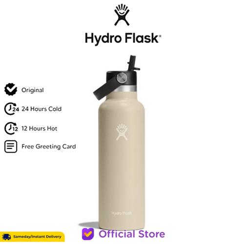 Promo Hydro Flask 21Oz Standard Flex Straw Cap - Bottle - Oat Cicil 0% ...