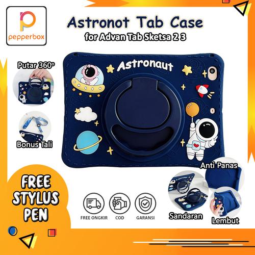 Jual Casing Advan Tab Sketsa 2 3 Softcase Kartun Anak Case Astronot ...