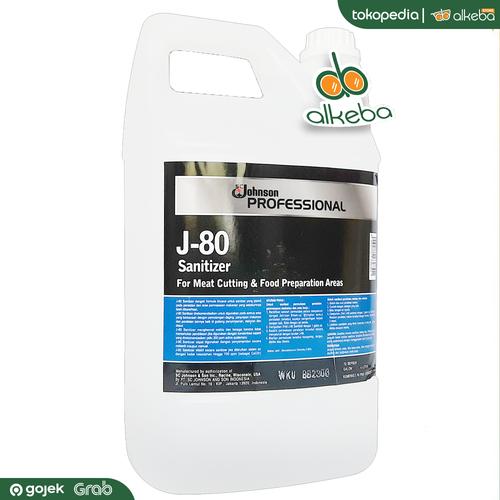 Jual J-80 Sanitizer Desinfectan Food Grade Johnson Cairan Pembersih ...